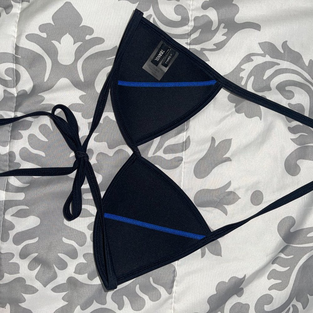 Royal Blue Triangl Kini Top Only - Gem